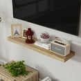 36inch Floating Shelves, 8 inch Deep Modern Solid Wood Wall Shelves for ...