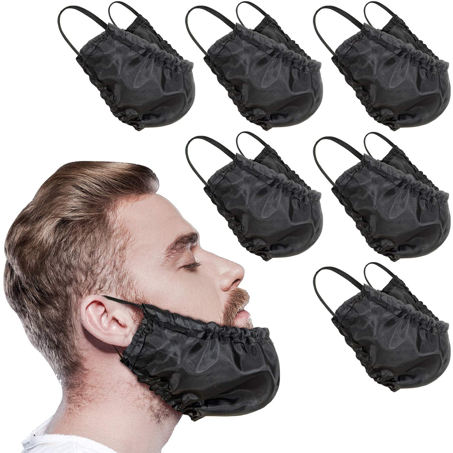 9 Piezas Barba Barba Cubre Barba Facial JFHHH pequeña | Walmart en línea