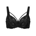Hsia Womens Plus Size Sexy Bras Full Coverage Mesh Unlined Minimizer