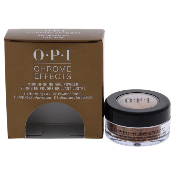 Chrome Effects Mirror Shine Nail Powder - Bronzed By The Sun by OPI for ...