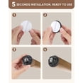 8 Pack Self Adhesive Caster Wheels with Brake, 1 Inch Low Profile ...