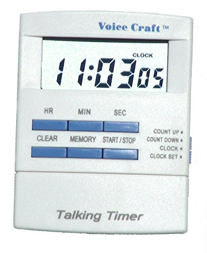 Voice Timer and Clock, Compact with Clip and Magnetic Strip - Walmart.com