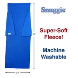 Snuggie Comfy Feet Wear: Original Fleece Blanket with Oversize Sleeves ...
