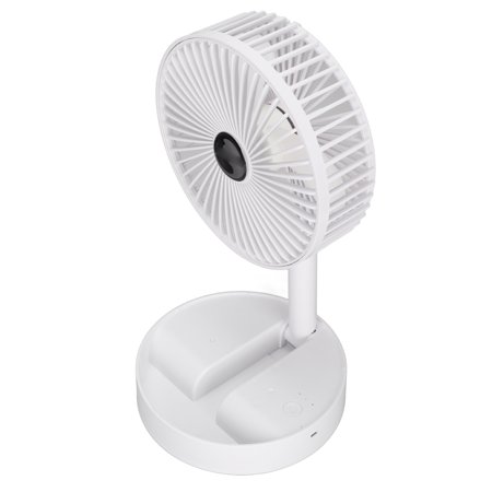 Telescopic Fan, 180 Degrees Angle 3 Speed Desk Folding Fan Adjustable ...