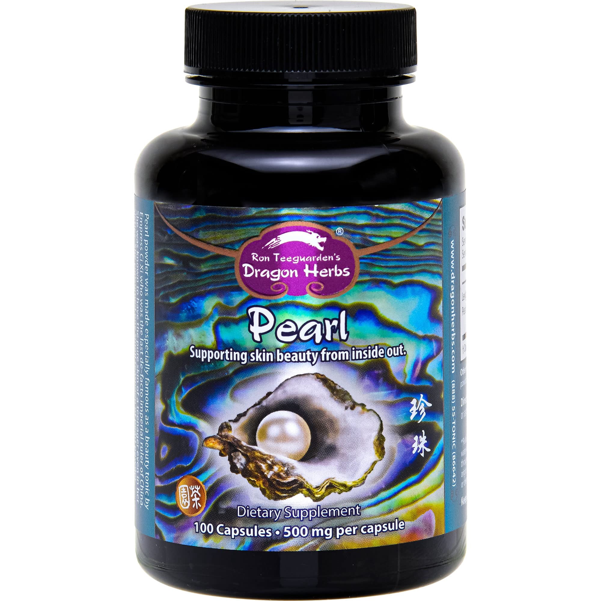 Suplemento Dragon Herbs Pearl Powder 100 cápsulas 500 mg | Walmart en línea