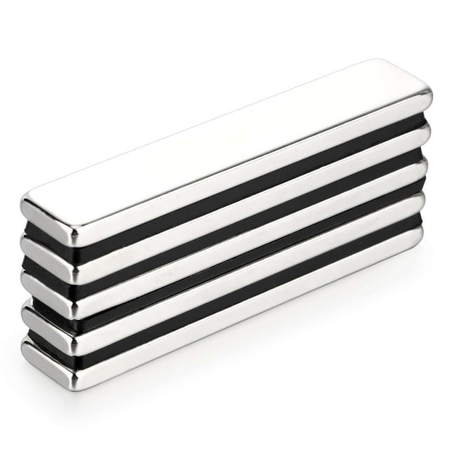 Spencer 5PCS Strong Rare Earth Neodymium Magnets Heavy Duty Bar Magnets ...