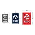 Signs ByLITA Portrait Round Toxic Sign (Red) - Large - Walmart.com