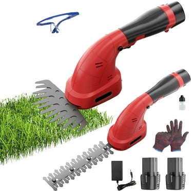 G Â· PEH Cordless Grass Shears, 2 in 1 Electric Hedge Trimmer, Handheld ...