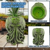 Toy Vault Cthulhu Planter Pot (11-Inch); Large Monster Resin Planter ...