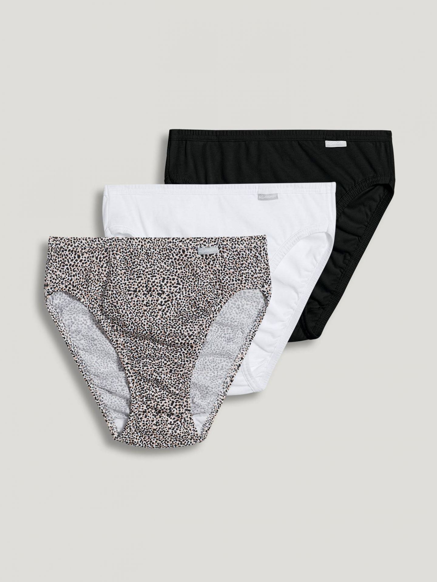 Jockey Jockey Womens Elance French Cut Briefs 3 Pack Plus Size