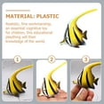 LOLIPPYY Tropical Fish Decoration Plastic Angelfish Model for Aquarium ...