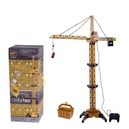 680 Degree Rotation Lift Model Crane; Remote Control RC Degree Rotation ...