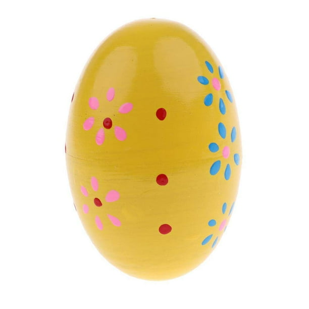facefd Wood Hand Shaker Egg Intelligence Percussion Toy for Early ...