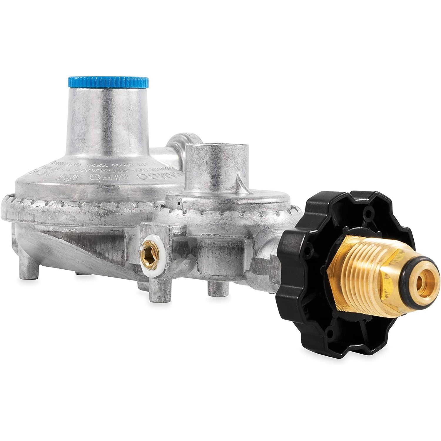 HTYSUPPLY 59333 Horizontal Two Stage Propane Regulator with POL ...