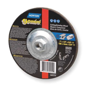 Norton Abrasives Grinding Wheel,T1,8x1x1,36/46G,Brown 07660788286 ...