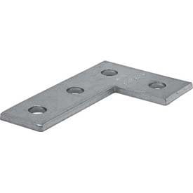 Unistrut Steel Corner Plate P1380A EG 4-Hole Electro Galvanized ...