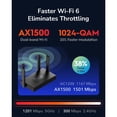 Cudy AX1500 Dual Band Wi-Fi 6 Router, 802.11ax Internet Router, Access ...