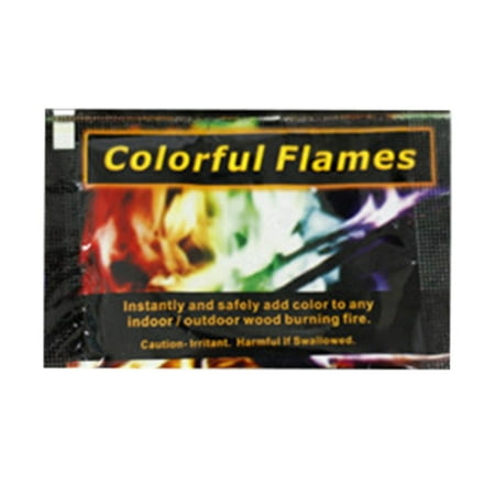 Colored Flame Powder Fire Flame Color Packets Long Lasting Pulsating ...