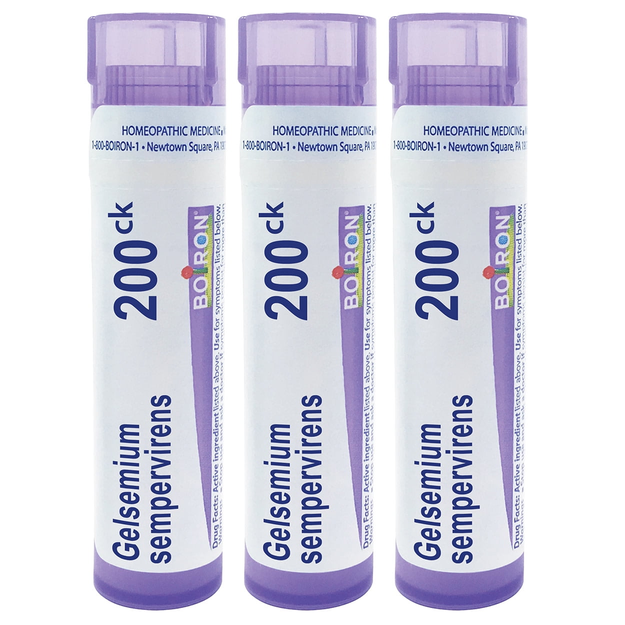 Boiron Gelsemium Sempervirens 200CK, Homeopathic Medicine for ...