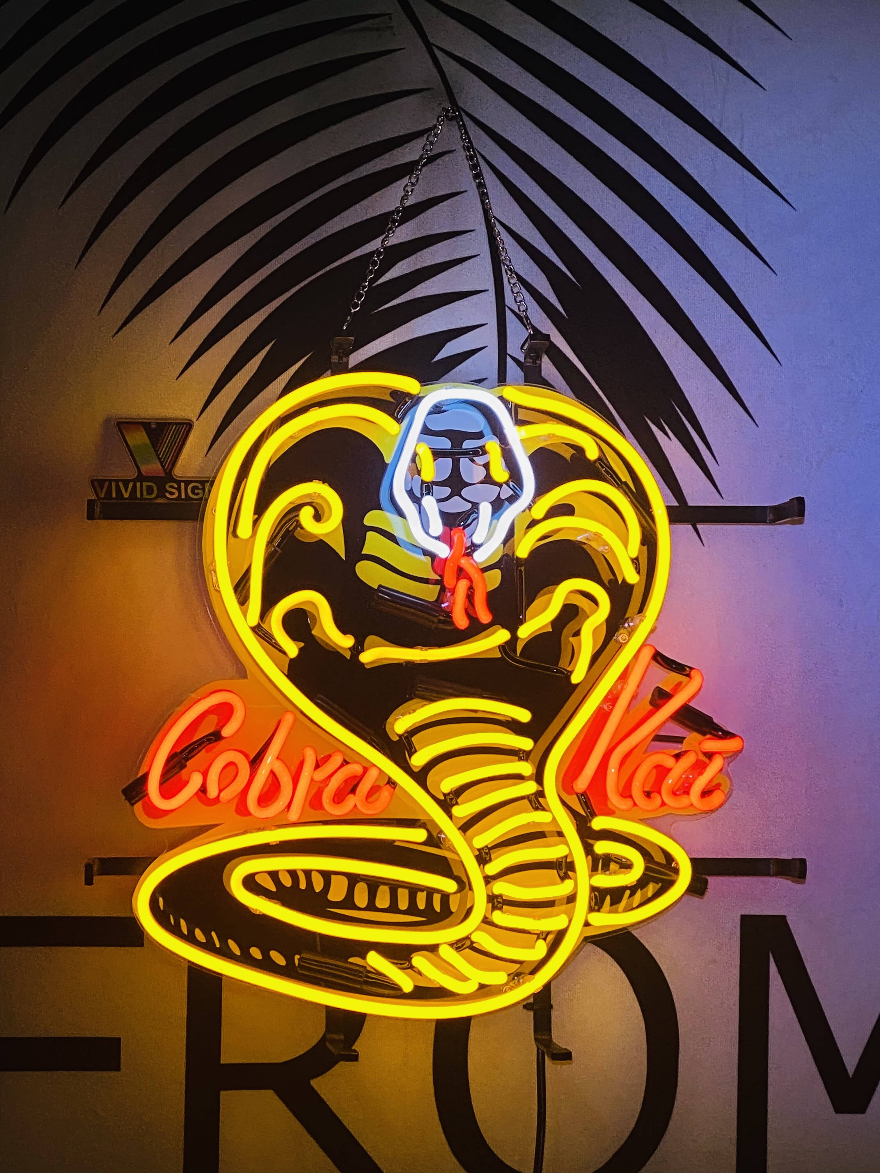 Queen Sense 20"x16" Cobras Kai Neon Sign HD Vivid Printing Handmade ...