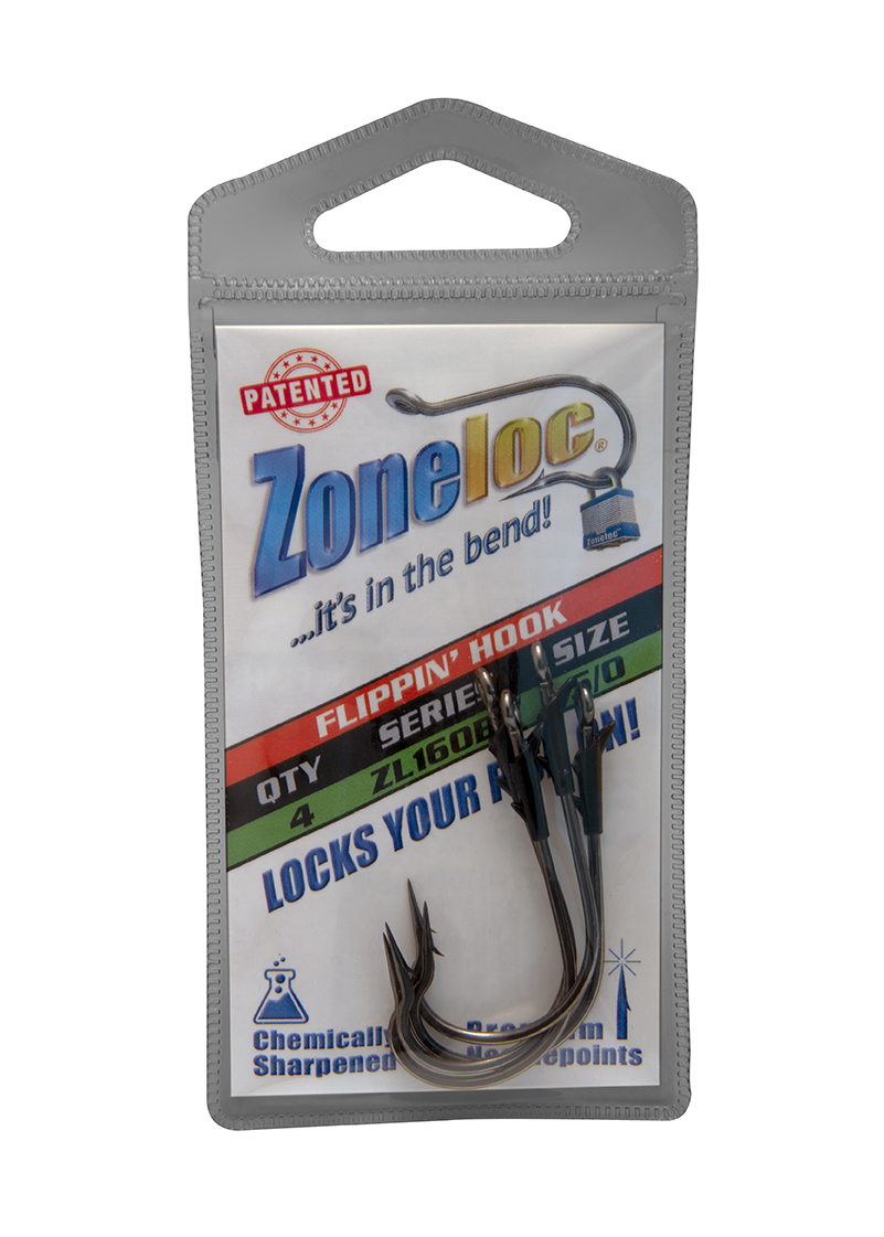 Zoneloc - Flippin' Hook - 4pc Black Nickel - Walmart.com