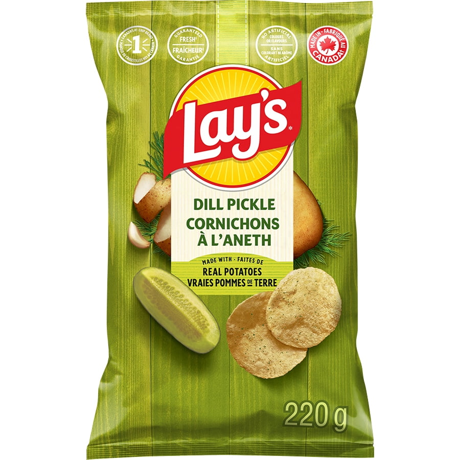 Click here for Lays Dill Pickle Flavoured Potato Chips 220g prices
