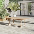 Amazonia Brighton 9-Piece 100% FSC Teak Wood Rectangular Patio Dining ...
