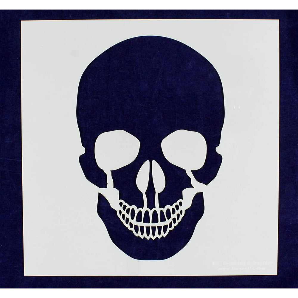 Large Skull Stencil 14 Mil 16" X 16" Painting /Crafts/ Templates ...