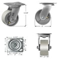 Industrial Casters- Heavy Duty casters, Cast Iron Wheel,Steel Casters ...
