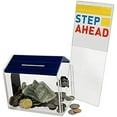 My Charity Boxes, Small House Shaped Donation Box with Lock and Keys ...