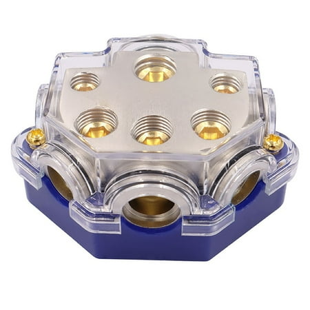 Power Ground Ditribution Block 0/2/4 Gauge in 2/4/8 Gauge Out Power Distribution Block 1 in 5 ...