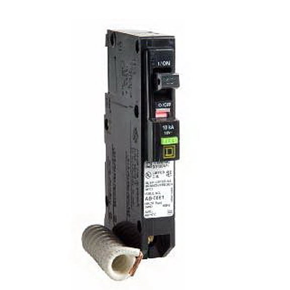 Square D Circuit Breaker,15A,Plug In,120V,1P QO115AFI - Walmart.com