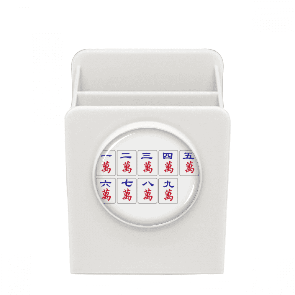 Traditional Chinese Culture Mahjong Game Desk Pencil Holder Cup Pen ...