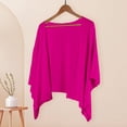 Casual Cardigan,Solid Knit Top,Open Front Layering,Breathable Solid ...