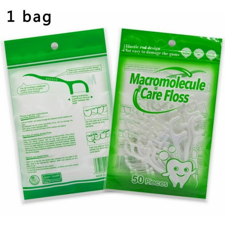 Disposable Dental Floss Sticks 50 Pieces In Bags Dental Floss Sticks ...