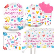 XOXO Shaped Valentine’s Day Plates – Perfect for Party Treats & Snacks ...