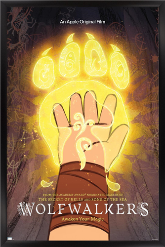 Wolfwalkers - Paw Wall Poster, 22.375" x 34", Framed - Walmart.com