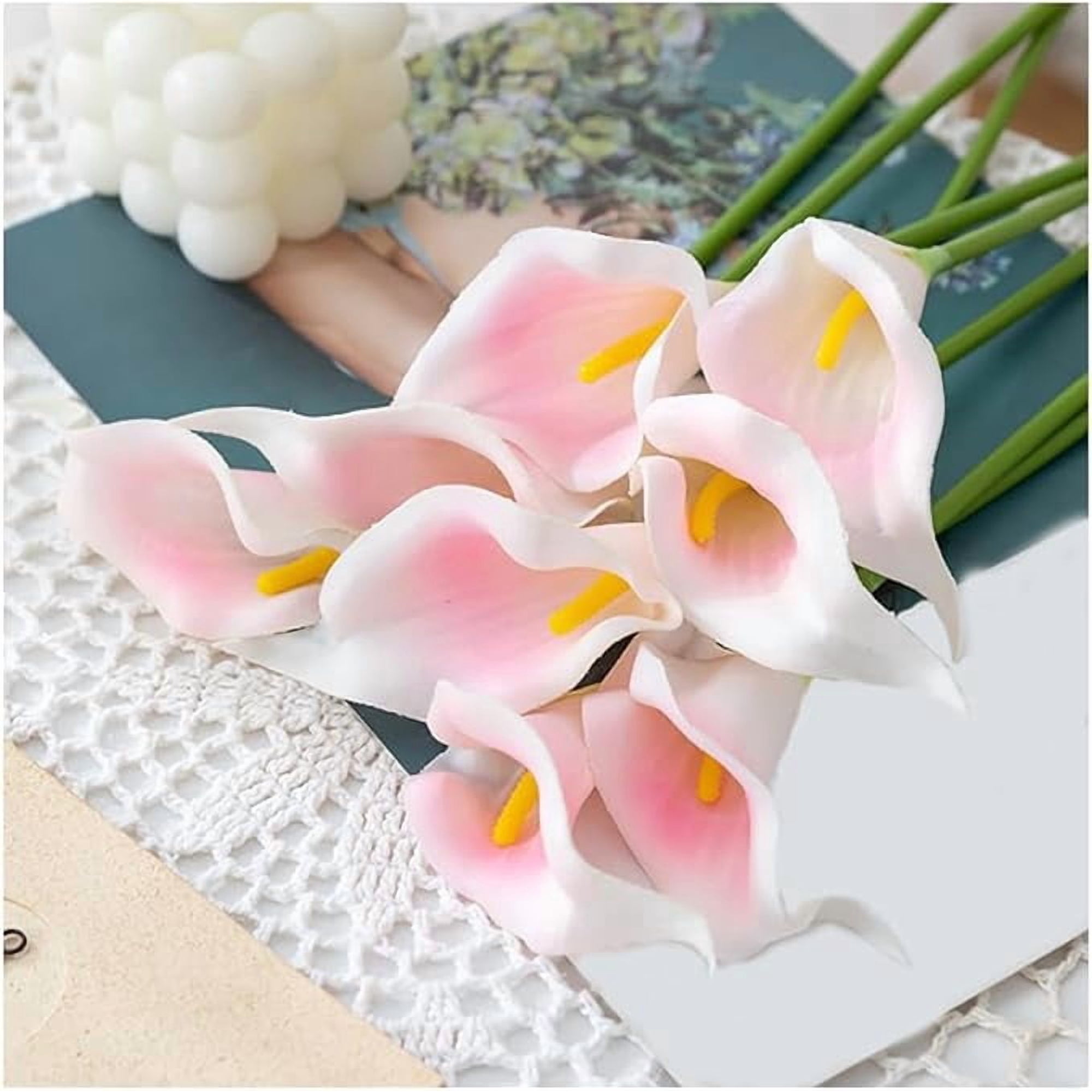 Click here for Generic 20pcs Calla Lily Artificial Flowers 12.9 P... prices