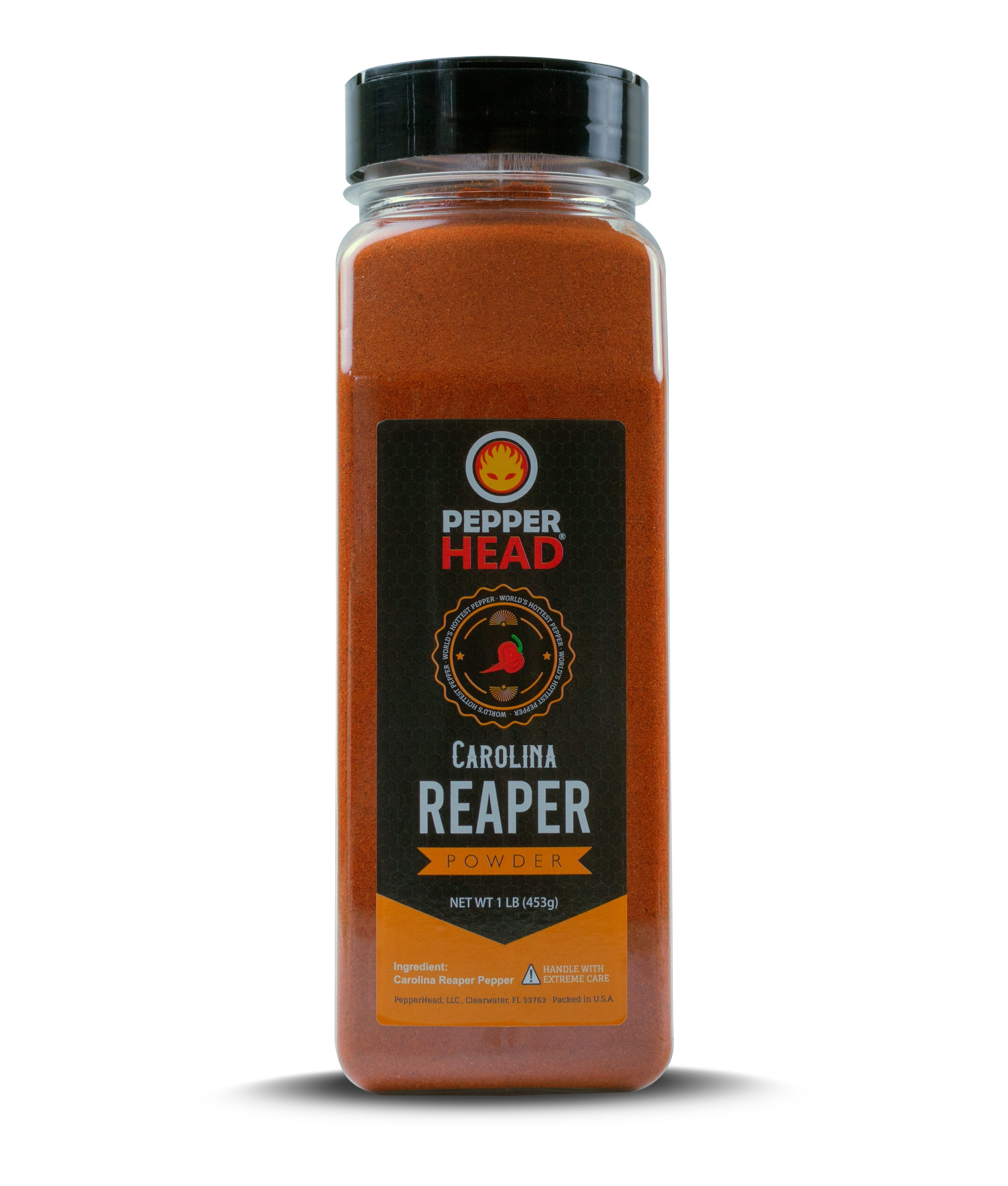 PepperHead Bulk Carolina Reaper Powder (1 lb) World's Hottest Chili ...