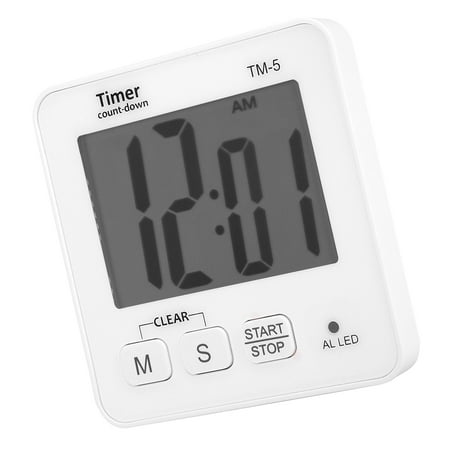 Countdown Timer, Stability Sturdy Convenient Kitchen Timer, Compact ...