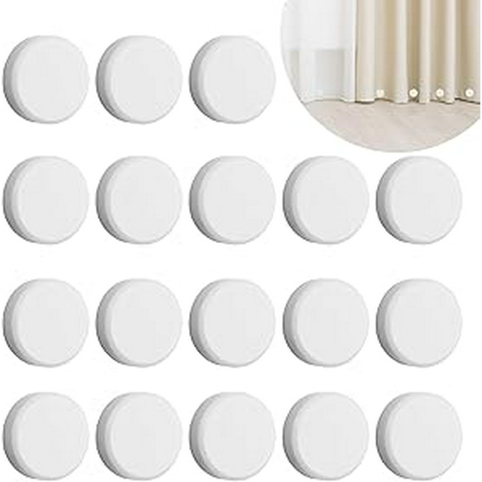 Click here for Zynery 18 Pcs White Magnetic Shower Curtain Weight... prices