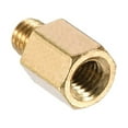 Uxcell Brass M3 7mm+3mm Male-Female Hex Standoff 100 Pack - Walmart.com