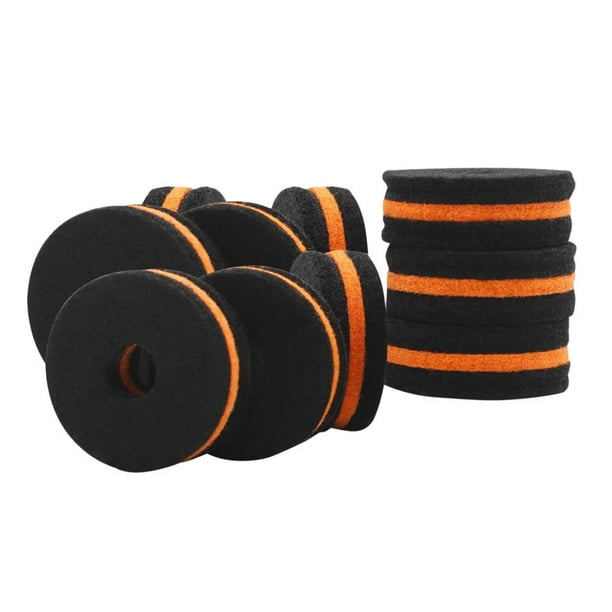 Black Cymbal Stand Foam Felts Washers for Drum Set - 10 Pack - Walmart.ca