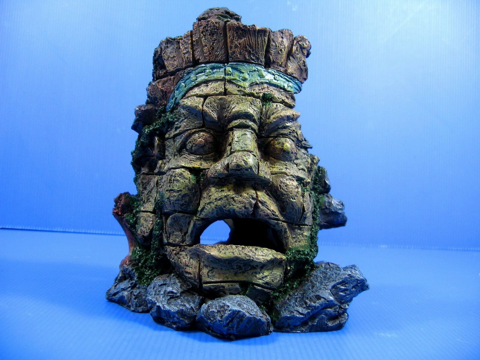 Ancient Myth Jungle Statue Ruins Cave 7.1"x5.7"x8" Aquarium Ornament ...