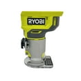 RYOBI ONE+ 18V Cordless Fixed Base Trim Router +24-Piece Bit Set ...