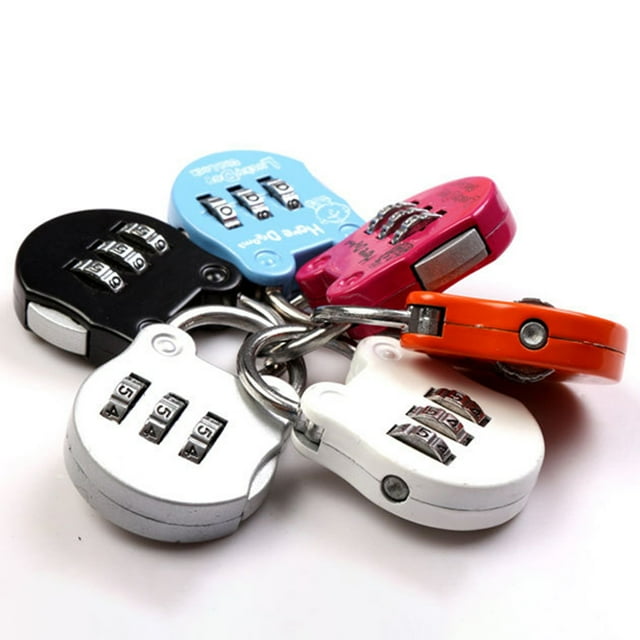 GoFJ Digit Number Lock Multipurpose Wear Resistant 6 Colors 3 Digit ...
