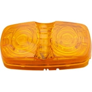 Grote 46793-5 Yellow Two-Bulb Square-Corner Clearance Marker Light ...