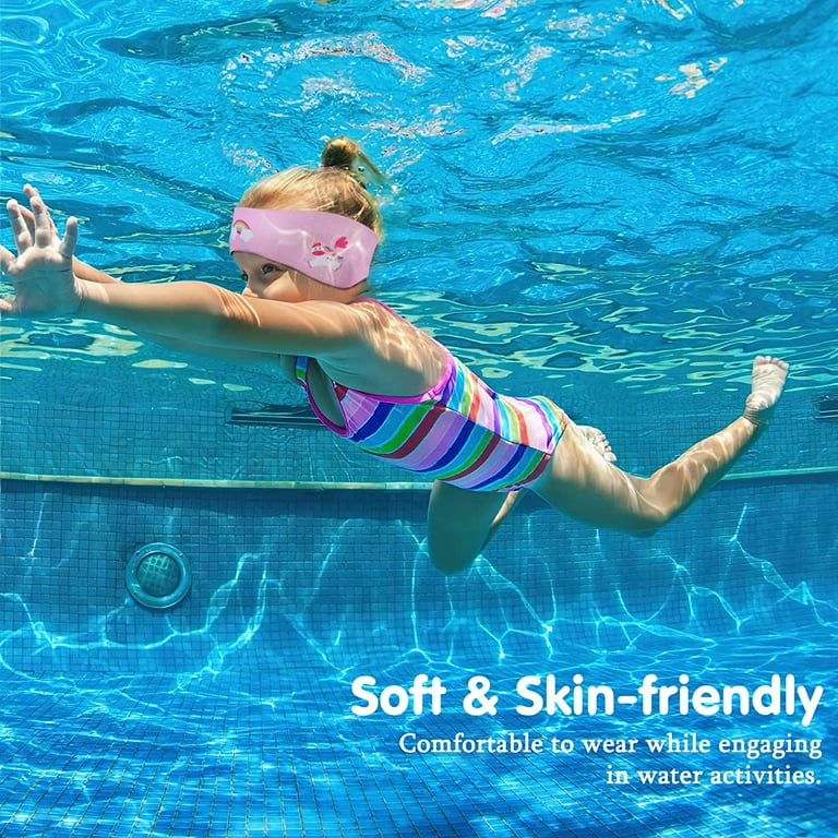 Swim Headband ACWOO Swimming Headband For Kids & Adults, Cute Unicorn ...