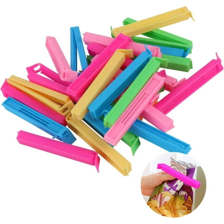 SINMI 30PCS Food Sealing Clips, Sachet Closure Clip Sachet Clips for ...