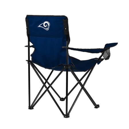 Logo Brands 629-13Q-1 Los Angeles Rams Navy & White Game Quad Chair ...